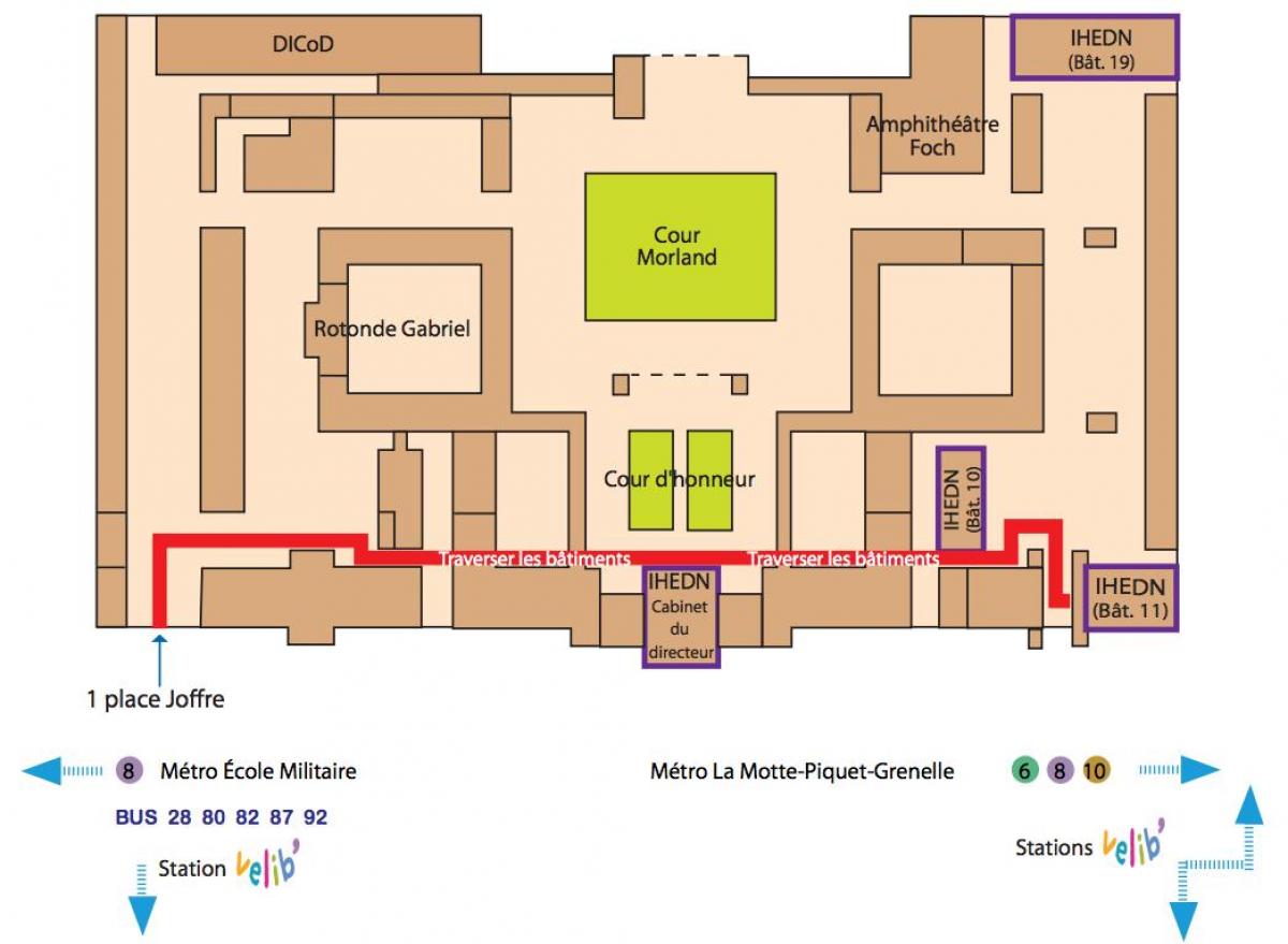 Ecole Militaire Floor Plan